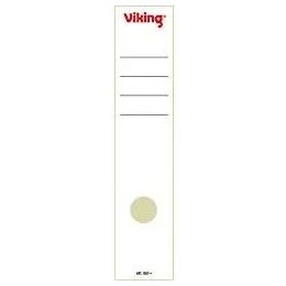 Viking Rückenschilder 60 mm x 285 mm Weiß 10 Stück