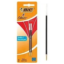 BIC Kugelschreibermine Rot 0,4 mm 2 Stück