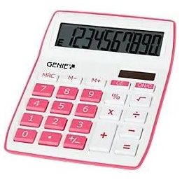 GENIE Tischrechner 840 P 10 -stelliges Display 30 x 106 mm Pink