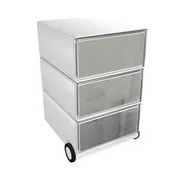 PAPERFLOW Rollcontainer easyBox 3 horizontale Schubladen 642x390x436mm PERSO ROLLER