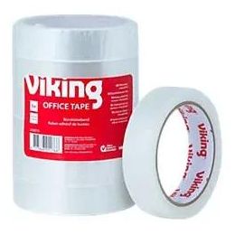 Viking Büroklebeband Großer Kern Easy Tear Polypropylen 24mm x 66m Transparent 6 Rollen