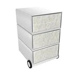 PAPERFLOW Rollcontainer easyBox 4 horizontale Schubladen 642x390x436mm PERSO DAUNE