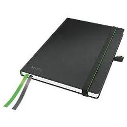 Leitz Complete Notizbuch DIN A5 Kariert Gebunden Hardboard Schwarz Nicht perforiert 160 Seiten 80 Blatt