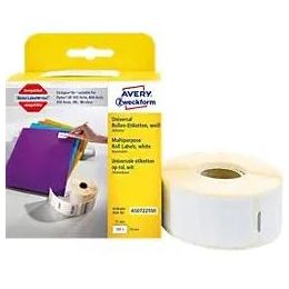 Avery Zweckform Universaletiketten AS0722550 Selbsthaftend Weiß 19 x 51 mm 1 Rolle à 500 Etiketten