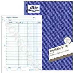 Avery Zweckform Inventurbuch 1101 DIN A4 Perforiert N/A 50 Blatt