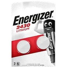 Energizer Knopfzellen CR2430 3 V Lithium 2 Stück