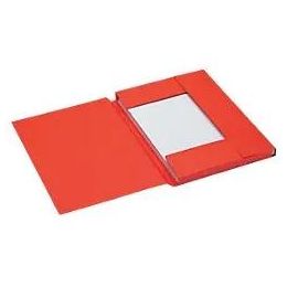 Djois Secolor Aktenmappe 3 Laschen 3182115 A4 Rot Karton