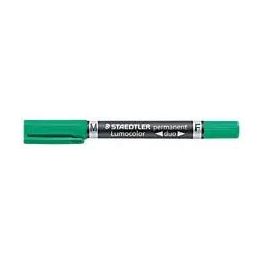 Staedtler Lumocolor Duo 348 Permanentmarker Mittel Rundspitze 0,6 - 1,5 mm Gr&uuml;n Nachf&uuml;llbar