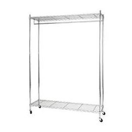 Alba Garderobenständer PMMOBI 30 x 890 x 1680mm Silber Grau