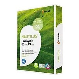 Nautilus ProCycle DIN A3 Druckerpapier 80 g/m2 Glatt Weiß 500 Blatt