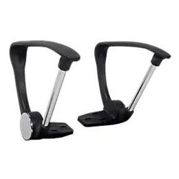 Viking Realspace Armlehnen Bürostuhl Ness & Mosil Schwarz 150 x 350 x 280 mm 2 Stück