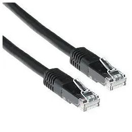 ACT RJ45 (8P8C) Male U/UTP CAT6 Patchkabel RJ45 (8P8C) Male IB8902 Schwarz 2 m