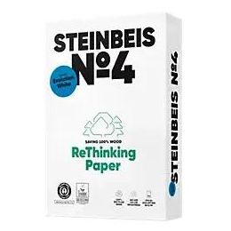 STEINBEIS Evolution No.4 DIN A4 Druckerpapier 100% Recycelt 80 g/m2 Glatt Weiß 500 Blatt