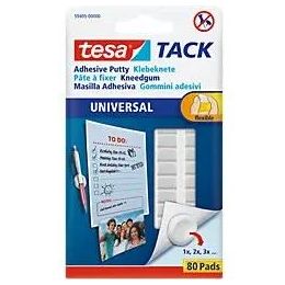Tesa Tack Universal Klebeknete Non-permanent 1,3 x 0,4 x 0,85 cm Wei&szlig; 80 St&uuml;ck