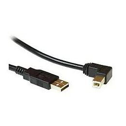 ACT USB 2.0 A M&auml;nnlich - USB B M&auml;nnlich angewinkelt 1.8 M