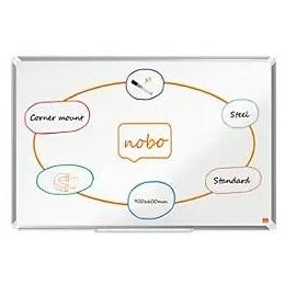 NOBO Premium Plus Whiteboard 1915155 Wandmontiert Magnetisch Lackierter Stahl 90 x 60 cm