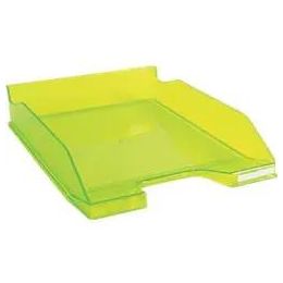 Exacompta Briefablage Combo Midi Polystyrol Transparent Grün 25,5 x 34,7 x 6,5 cm