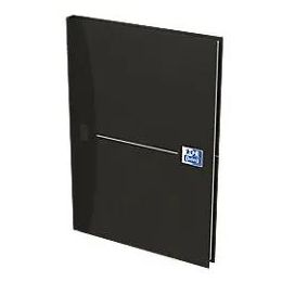 Oxford Office Essentials Notizbuch DIN A5 Liniert Gebunden Pappe Schwarz 192 Seiten 96 Blatt