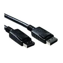 ACT DisplayPort Male DisplayPort-Kabel DisplayPort Male AK3980 Schwarz 2 m
