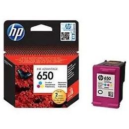 HP 650 Original Tintenpatrone CZ102AE#BHK Cyan, Magenta, Gelb