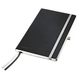 Leitz Style Notizbuch DIN A5 Liniert Gebunden Softcover Schwarz Nicht perforiert 160 Seiten 80 Blatt