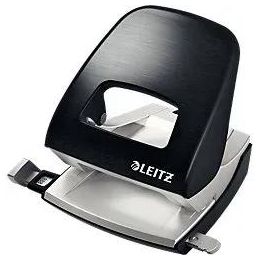 Leitz NeXXt Style 2 L&ouml;cher Locher Metall 30 Blatt 5006 Schwarz