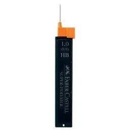 Faber-Castell Super-Polymer Bleistiftmine 1,0 mm HB Schwarz 12 Stück