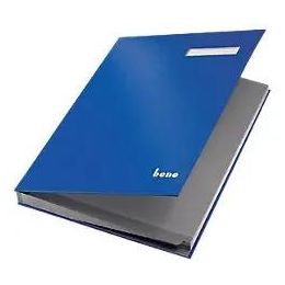 bene! Bene Unterschriftsmappe 76400 Blau DIN A4