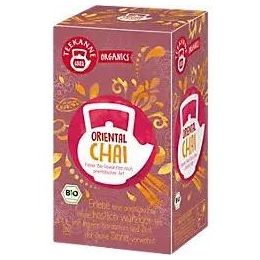 Teekanne Organics Oriental Chai Bio Koffeinfrei Tee Kr&auml;utertee 20 St&uuml;ck &agrave; 1.8 g