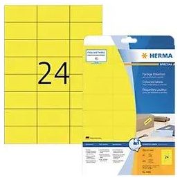 Herma 4466 Multifunktionsetiketten SuperPrint Blau Rechteckig 480 Etiketten pro Packung