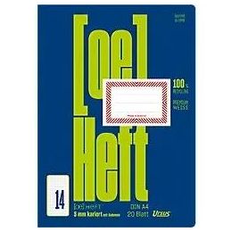 URSUS OE Schulheft DIN A4 Kariert Weiß Recycled 20 Blatt