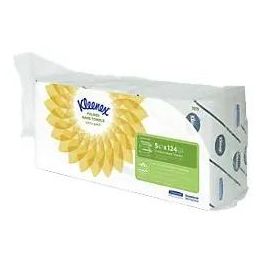Kleenex Ultra Papierhandt&uuml;cher V-falz (zick-zack) Wei&szlig; 2-lagig K7979 5 St&uuml;ck &agrave; 124 Blatt
