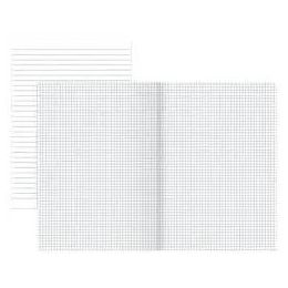 URSUS Style Grafisches Papier Geheftet A3 auf A4 250 Bogen 80g/qm 9mm liniert gefalzt