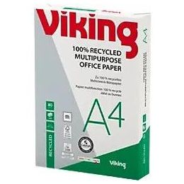 Viking Bright-White DIN A4 Druckerpapier Recycelt 100% 80 g/m2 Glatt Weiß 500 Blatt