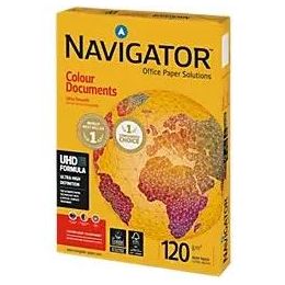 NAVIGATOR Colour Documents DIN A3 Druckerpapier 120 g/m2 Glatt Weiß 500 Blatt