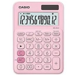Casio Tischrechner MS-20 UC 12 -stelliges Display Pink