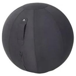 Alba Ergoball Ergonomischer Sitzball Stoff Schwarz 120 kg MHBALL N 65 mm x 65 mm