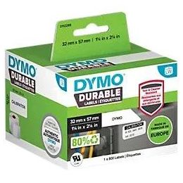 Dymo 2112289 LW Etiketten Original Selbsthaftend Schwarz auf Weiß 32 (B) x 57 (H) mm 800 Stück