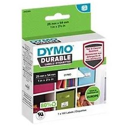Dymo 2112283 LW Adressetiketten Selbsthaftend Schwarz auf Weiß 25 (B) x 119 (H) mm 160 Etiketten