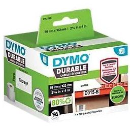 Dymo LW 2112290 Etiketten Weiß Selbstklebend 102 x 59 mm 300 Etiketten