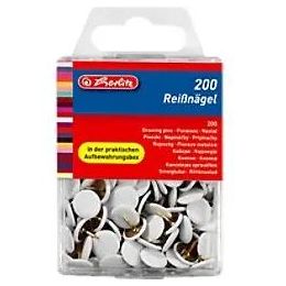 Herlitz Reißnägel Weiß Metall 8770158