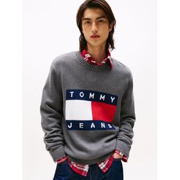 Tommy Jeans Pullover Herren Gr&ouml;&szlig;e XXL marine / dunkelgrau / rot / wei&szlig;