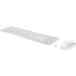 HP 650 Set (DE, Kabellos), Tastatur, Weiss