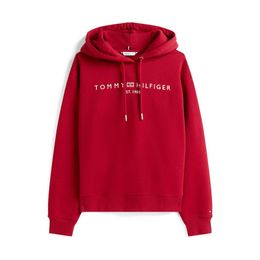 Tommy Hilfiger Sweatshirt Damen Gr&ouml;&szlig;e XXS dunkelrot / wei&szlig;