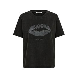 Co'Couture co'couture T-Shirt 'Siara' Damen Gr&ouml;&szlig;e M grau / schwarz