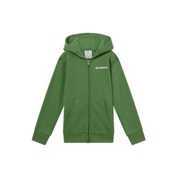 Champion Authentic Athletic Apparel Sweatjacke Jungen Gr&ouml;&szlig;e 176 gr&uuml;n / wei&szlig;