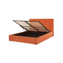 Beliani Bettgestell VION in Orange - (W) 177 x (H) 110 x (L) 216 cm | Gr.: onesize