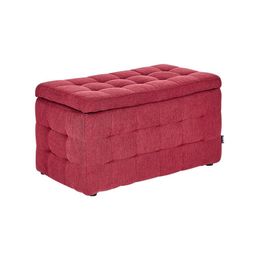 Beliani Ottomane MICHIGAN in Rot - (W) 74 x (H) 40 x (L) 42 cm | Gr.: onesize
