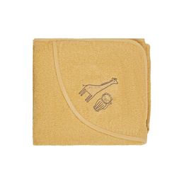 Sterntaler Kapuzenbadetuch 100x100 cm GIRAFFE Kaya in ocker | Gr.: onesize