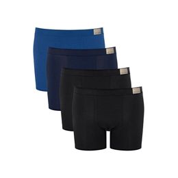 Sloggi Boxershort 4er Pack in Schwarz/Blau | Gr.: M